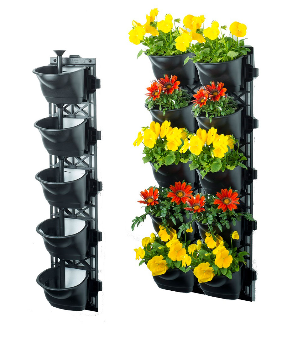 5 Tier Vertical Wall Garden Kit
