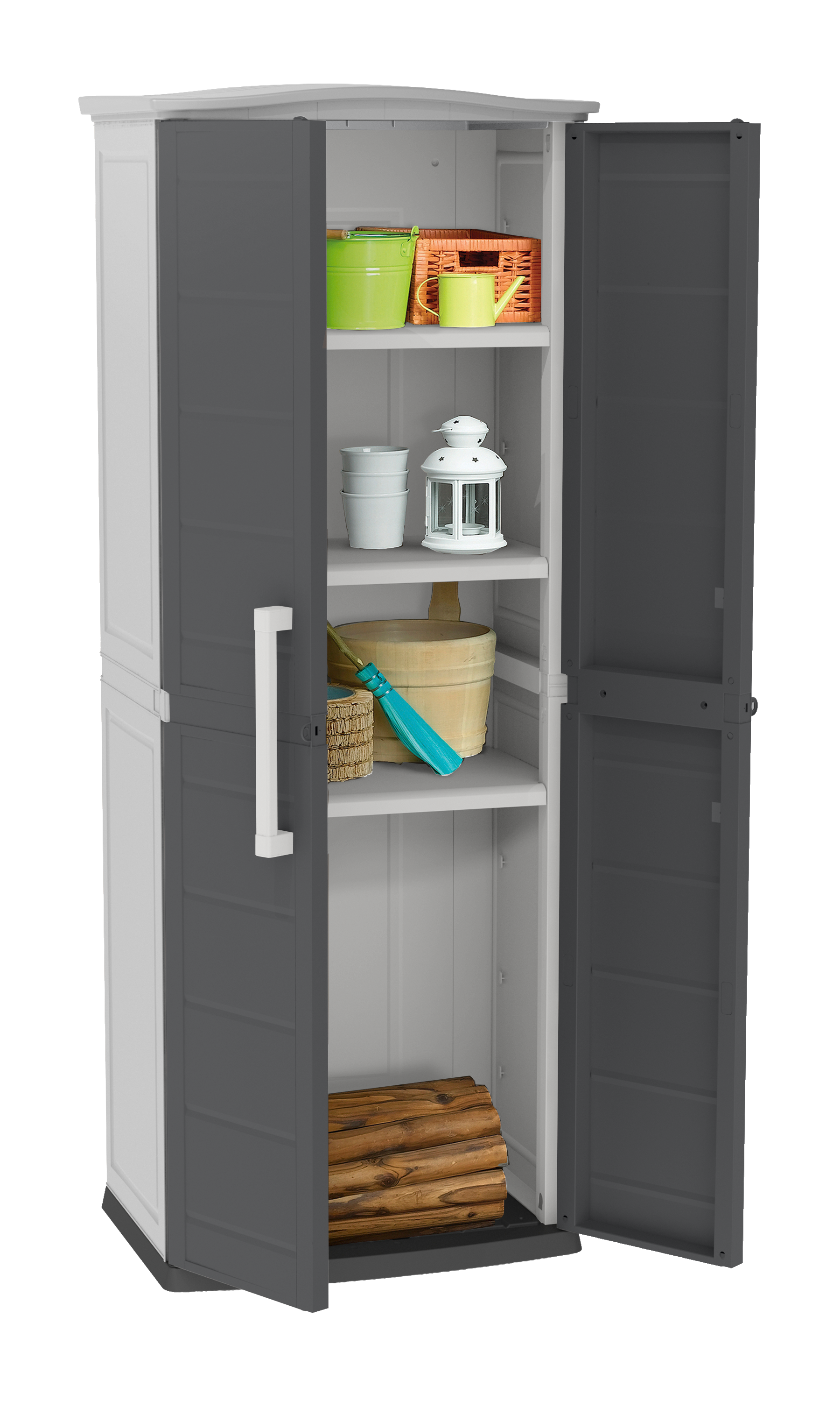 Keter Boston Tall Garage Storage Cabinet