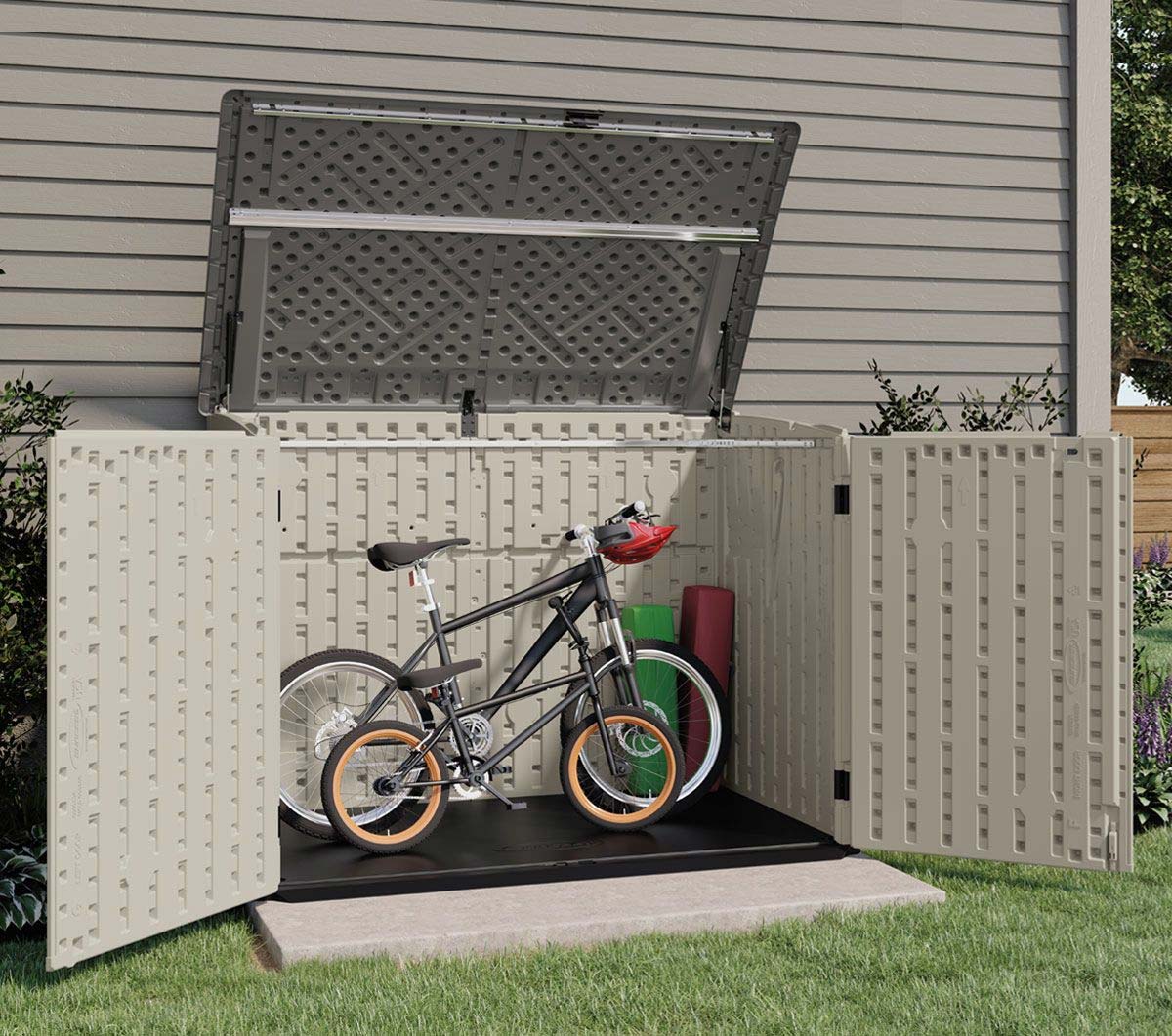 SUNCAST NOBLE HORIZONTAL OUTDOOR SHED 1.8mx1.1m