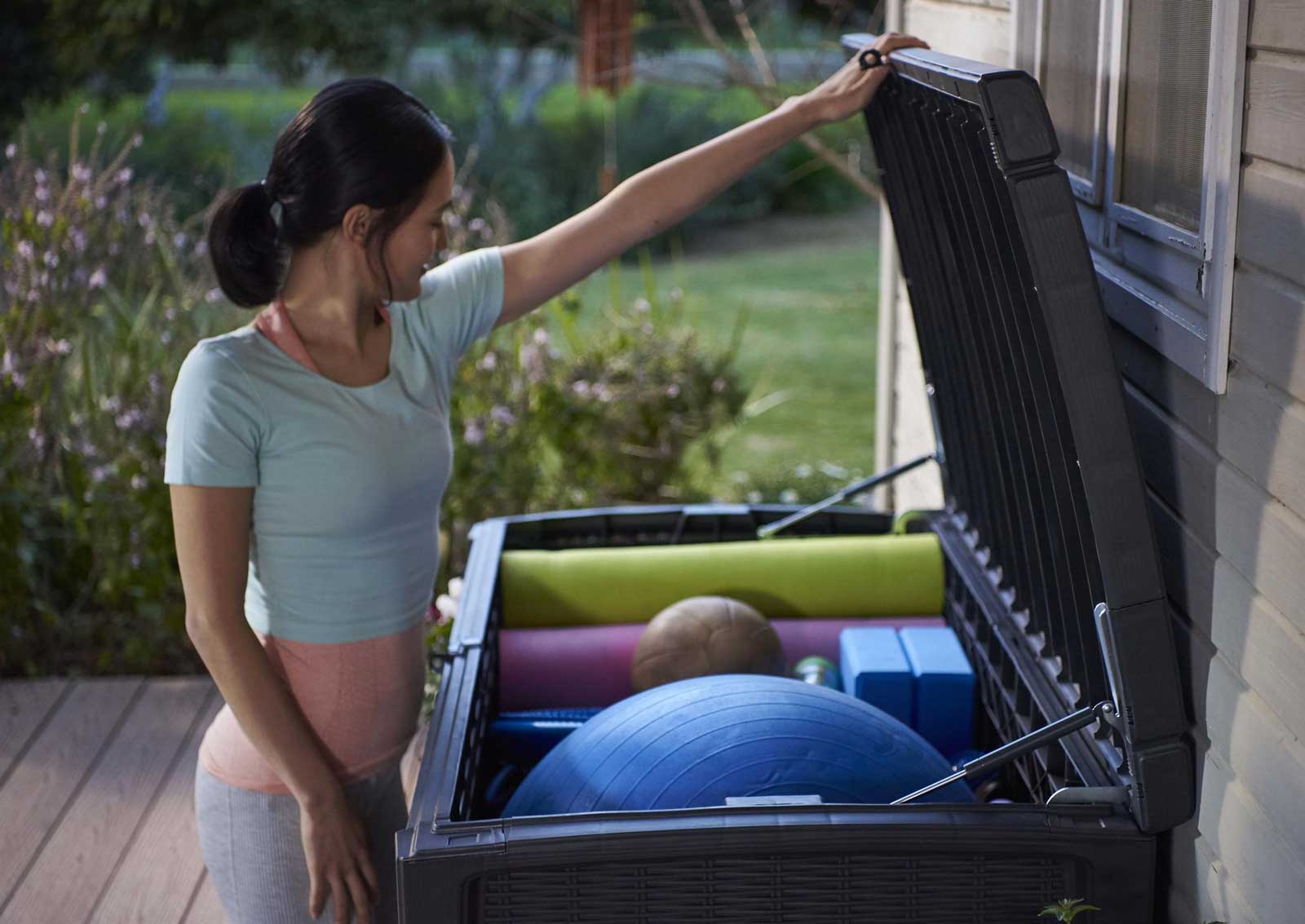 KETER BORNEO STORAGE BOX GREY 400L