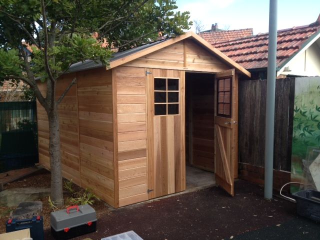CEDAR SHED MASTER SHED 8x12ft - 2.5mx3.6m