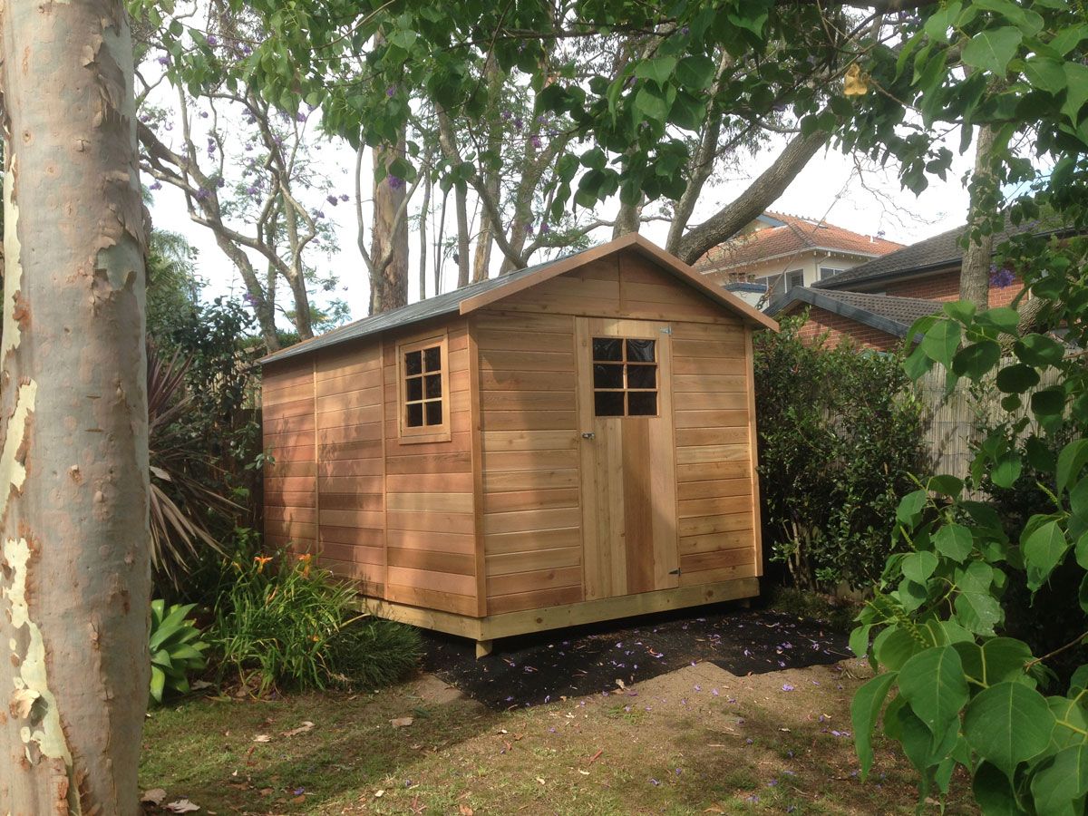 CEDAR SHED MASTER SHED 8x12ft - 2.5mx3.6m