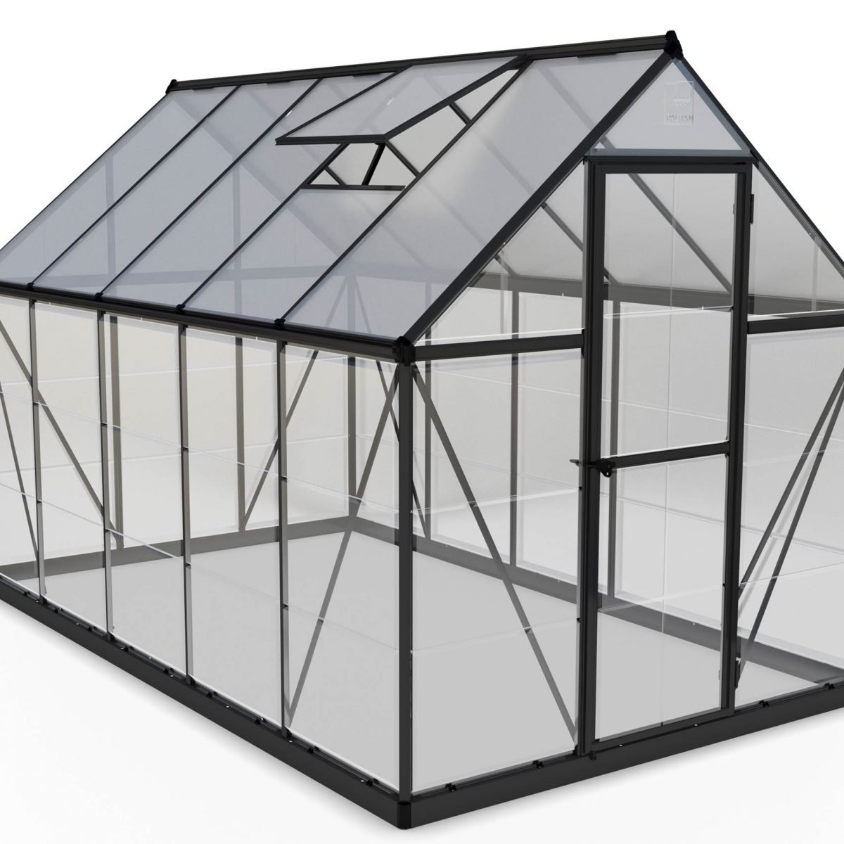HYBRID 6'x10' GREY GREENHOUSE