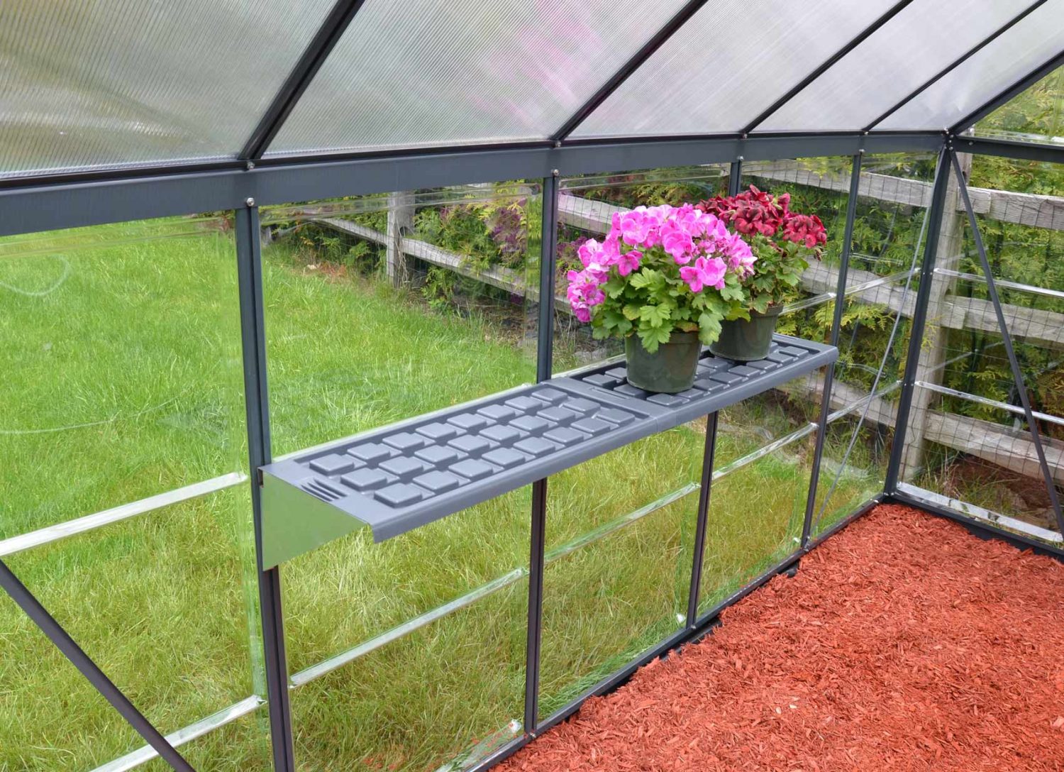 HYBRID 6'x10' GREY GREENHOUSE