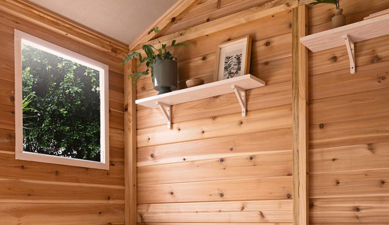 CEDAR SHED MASTER SHED 8x12ft - 2.5mx3.6m