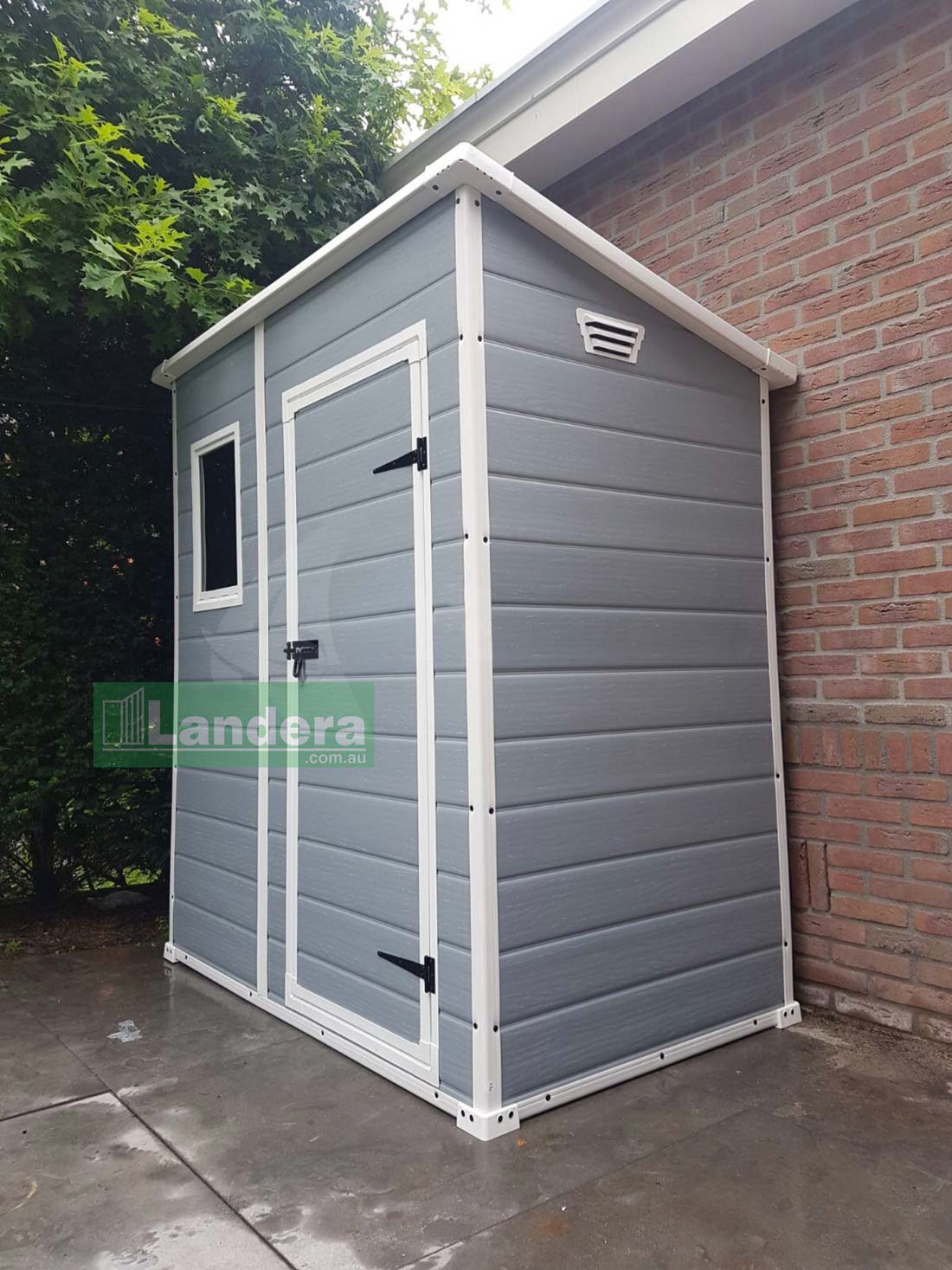 KETER MANOR PENT 6'x4' GARDEN SHED 1.8mx1.1m