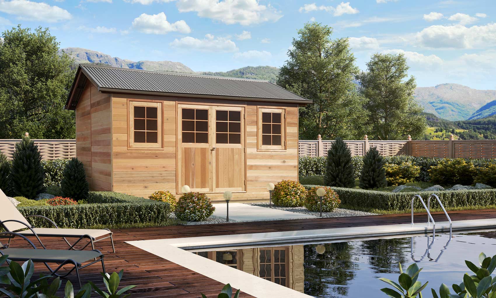 CEDAR STUDIO 'JASPER' 4.5m x 3.1m - 14.1 m²