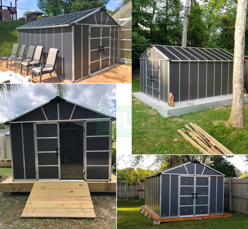 YUKON SKYLIGHT 11'x9' GARDEN SHED 3.3mx2.7m