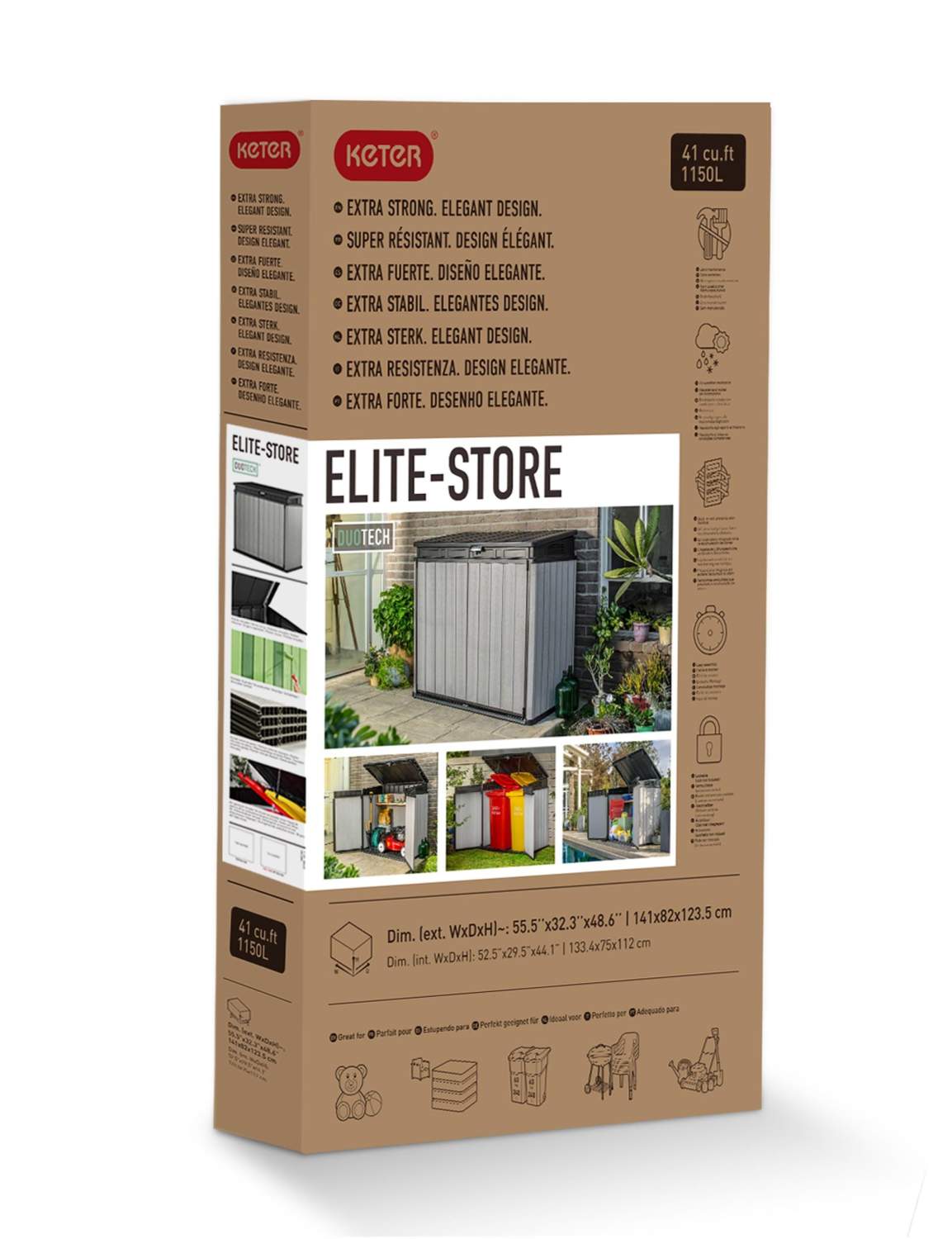 KETER ELITE STORE 1.4m x0.8m
