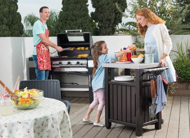 KETER UNITY SMALL BBQ STORAGE/WORK TABLE