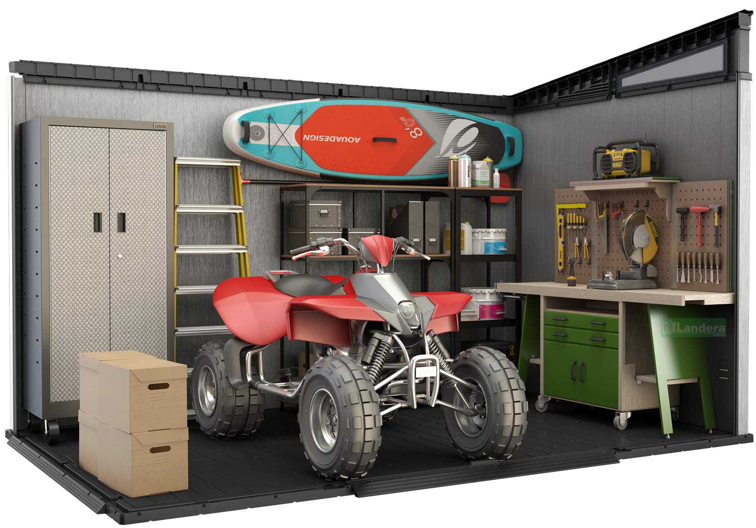 KETER ARTISAN SHED 11'x7' 3.4mx2.2m