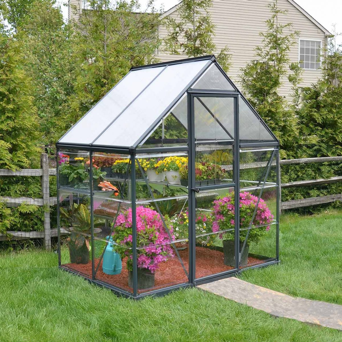 HYBRID 6'x4' GREY GREENHOUSE
