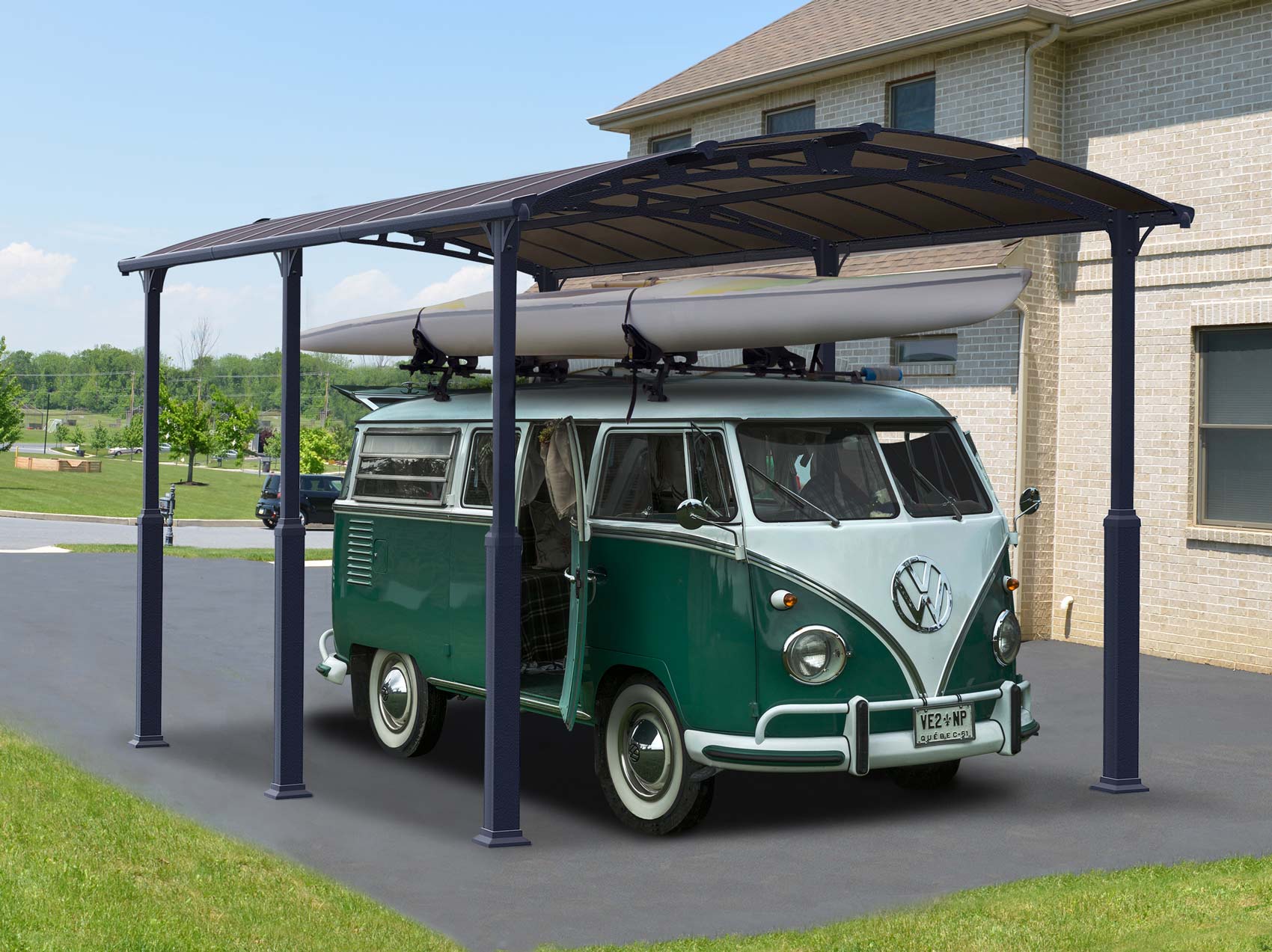 ARCADIA ALPINE 6400 CARAVAN CARPORT 6.4mx3.6m