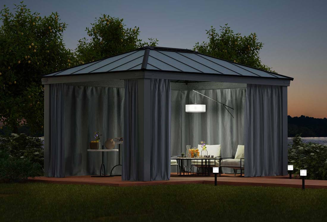 DALLAS 14'x14' GAZEBO 4.3mx4.2m