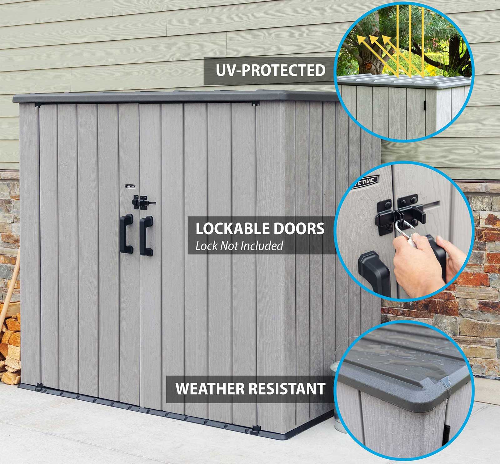 LIFETIME TOOL STORE 1.9mx1.1m 3047 Litres