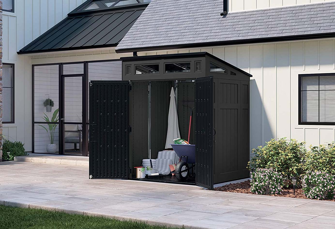 SUNCAST MODERNIST 6'x5' SHED 1.9m x 1.7m