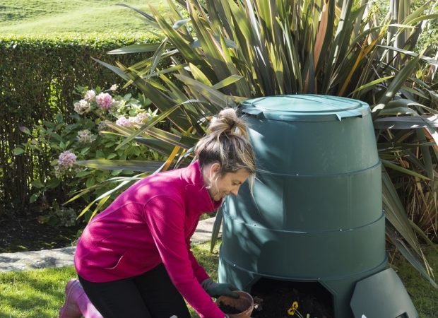 Green Johanna Outdoor Compost Bin