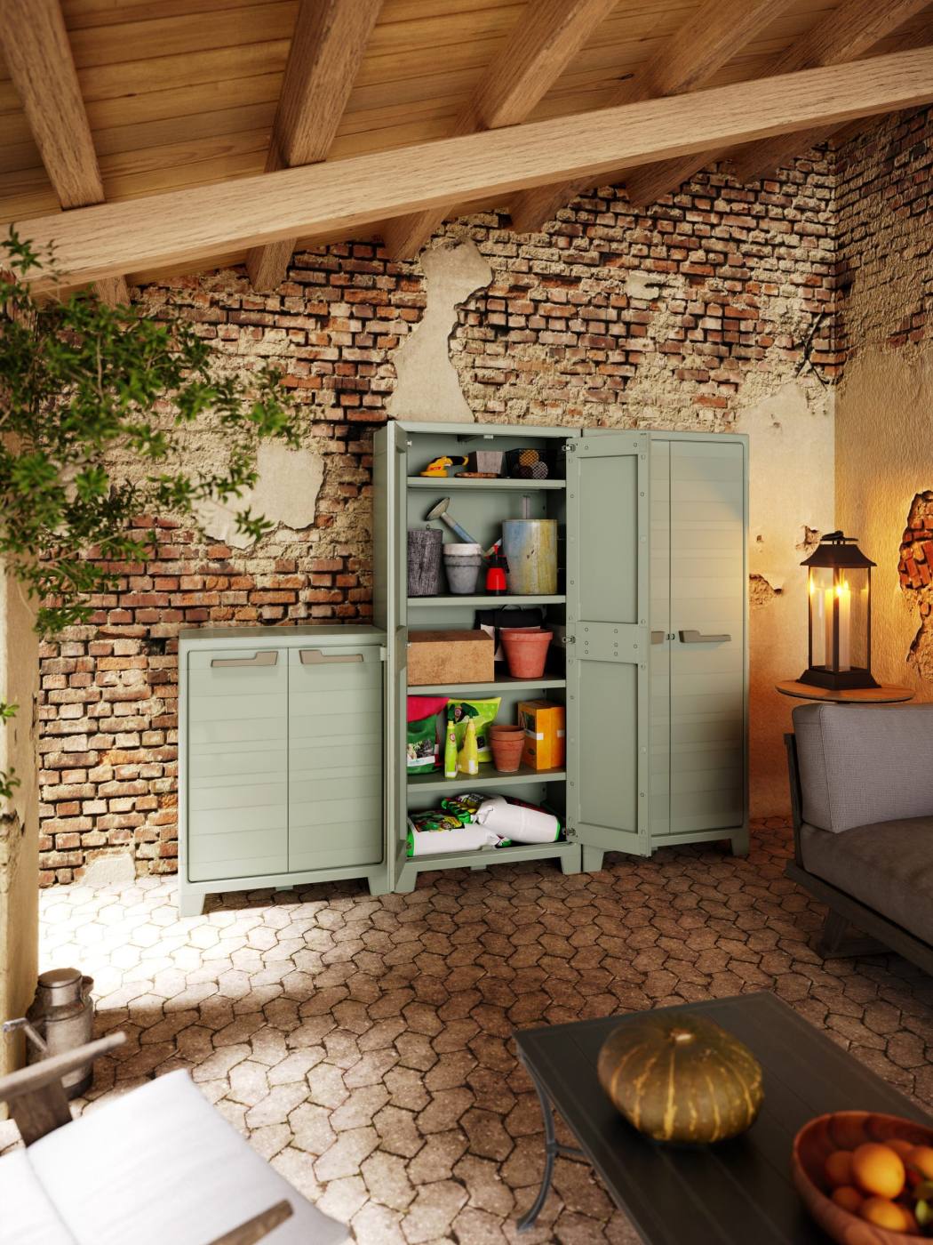 Planet Tall Outdoor Cabinet
