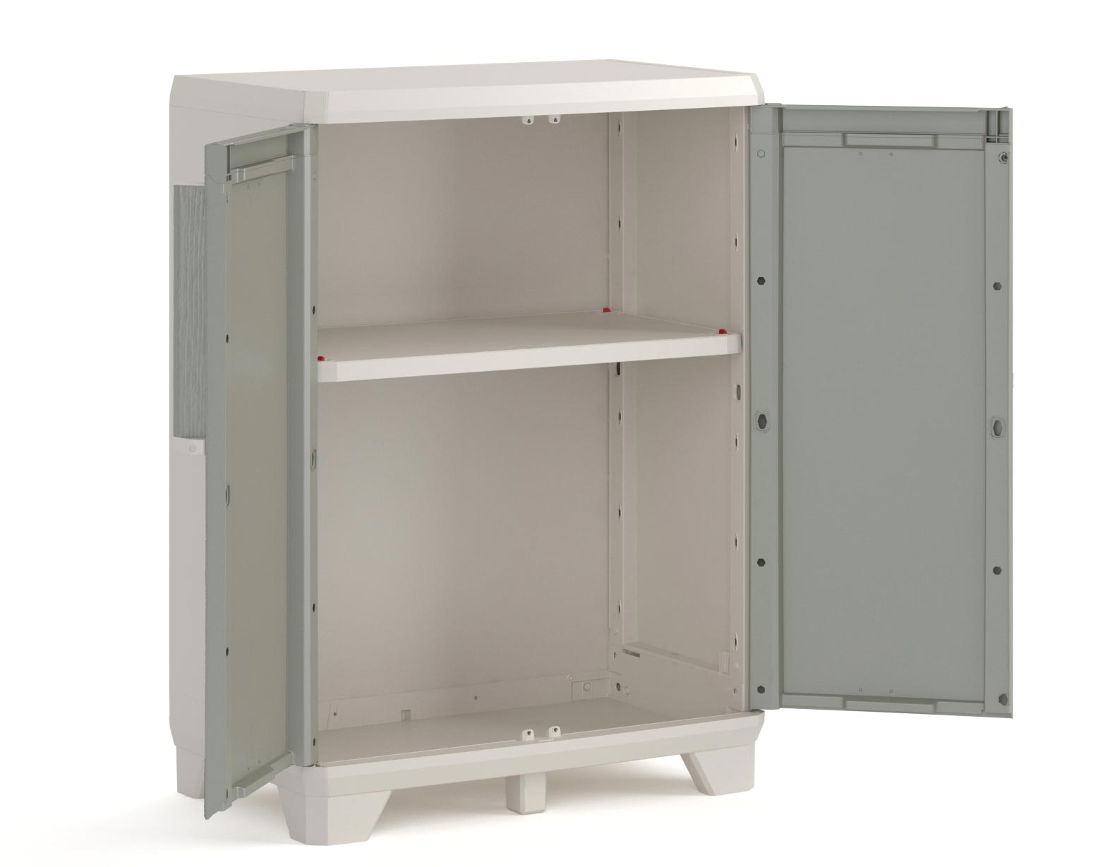 Woodgrain Base Outdoor Cabinet