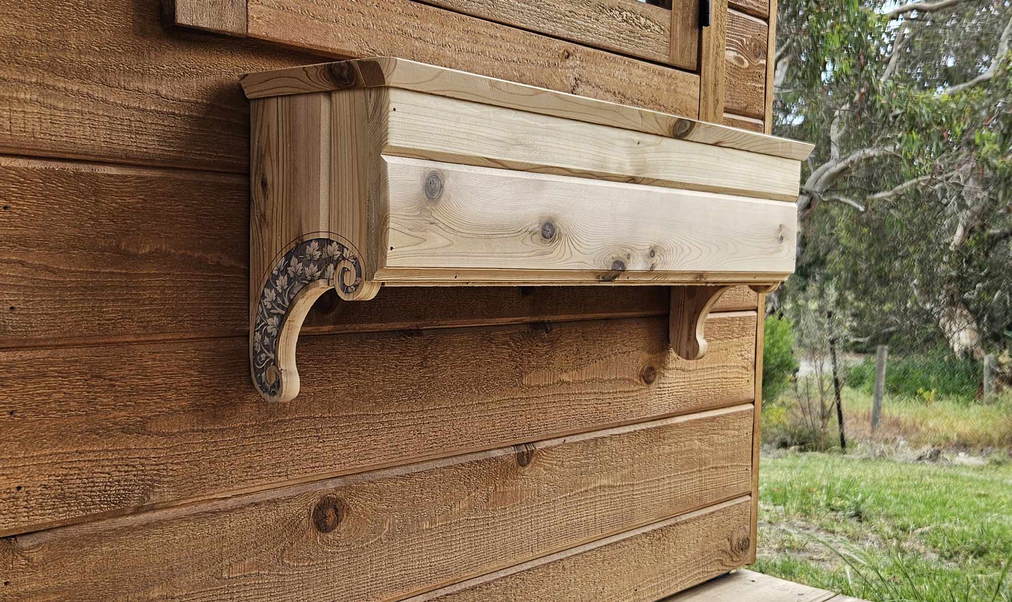 Cedar Window Boxes x2
