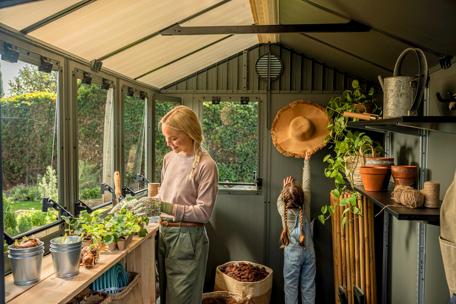 Keter 6'x8' Potting / Grow Shed - Green