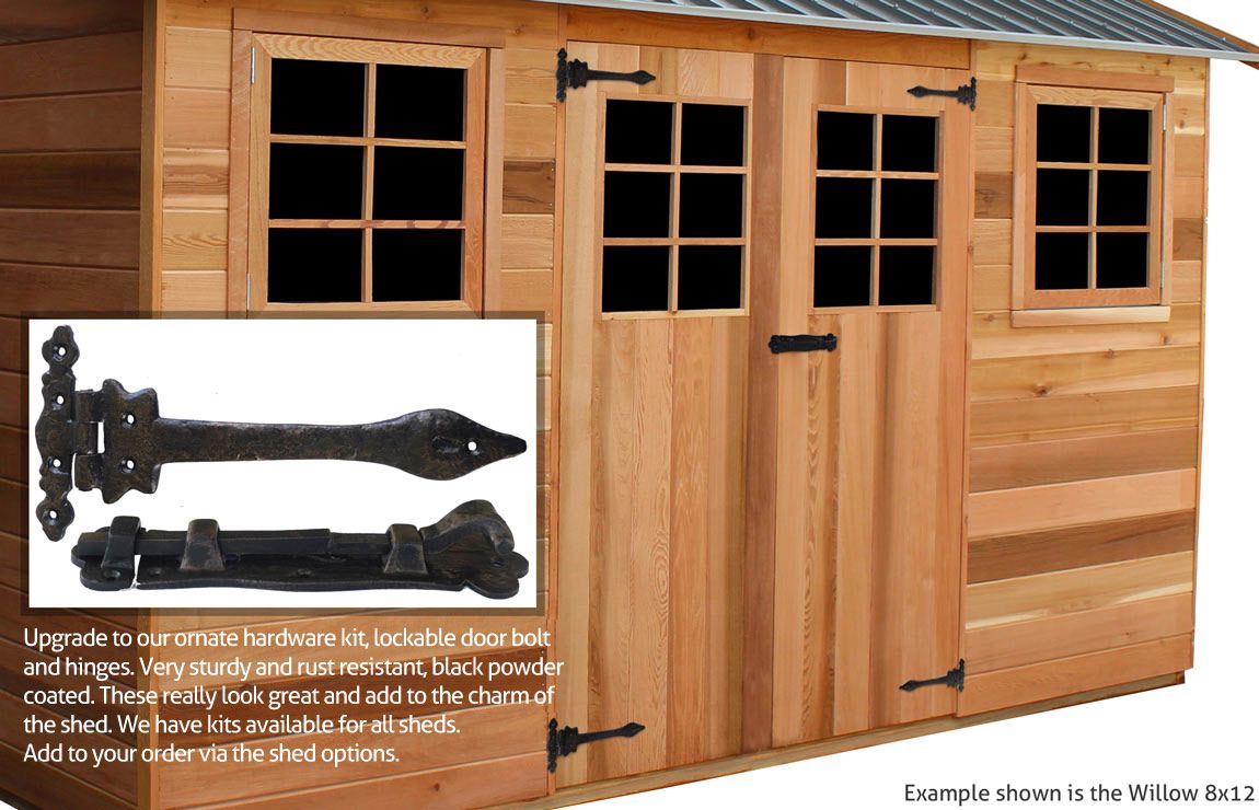 CEDAR SHED MASTER SHED 8x12ft - 2.5mx3.6m