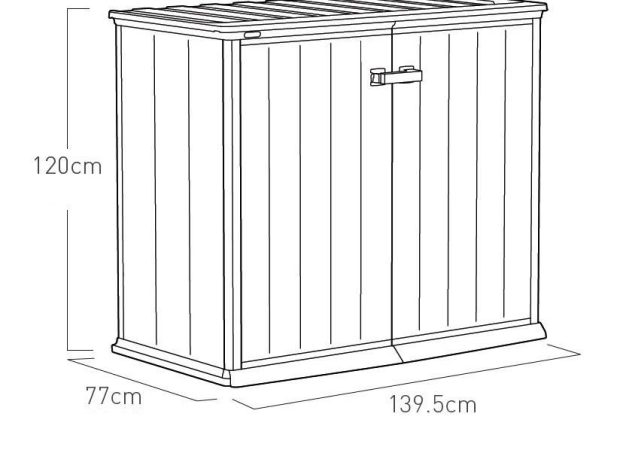 KETER PATIO STORE 1.4m x 0.8m