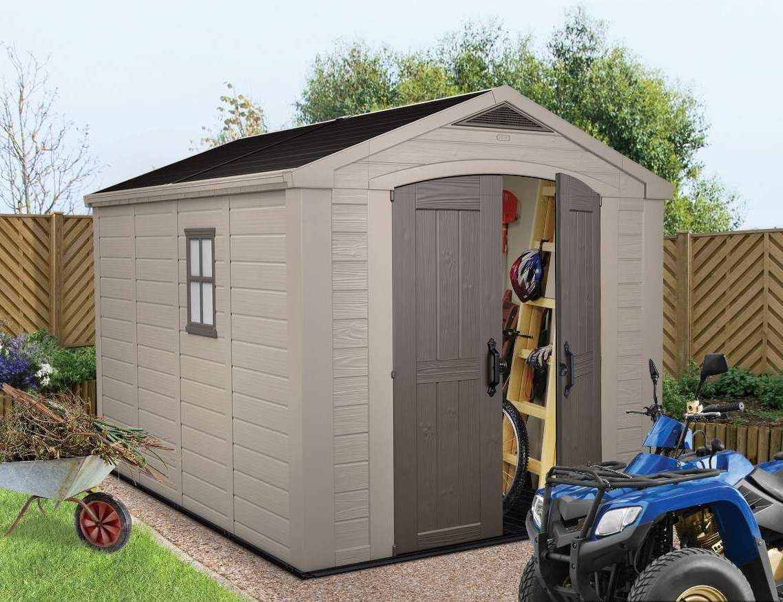 KETER FACTOR 8'x11' SHED 2.6mx3.3m