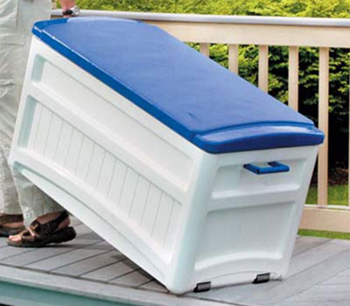 SUNCAST POOLSIDE DECK BOX DB8000BW